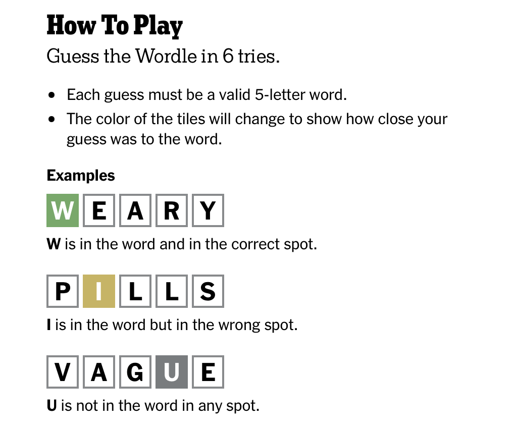 Learning design lessons from Wordle – Martyn James Bull